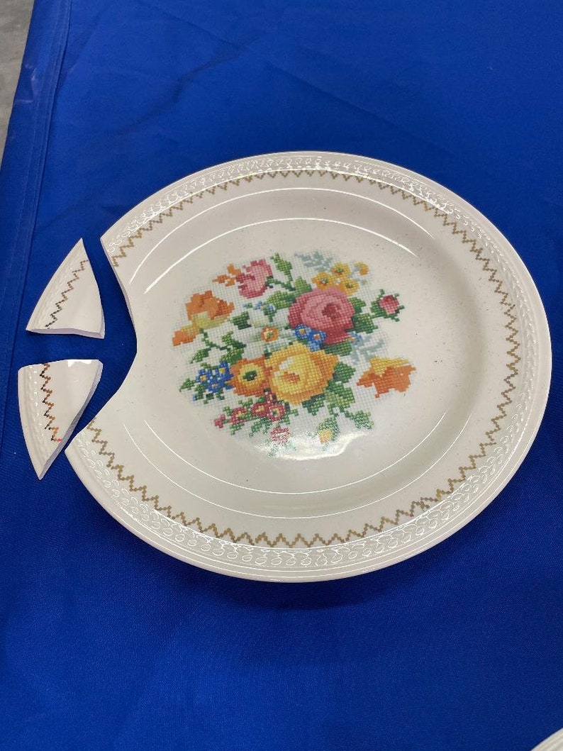 Crown Potteries Co - Cross Stich Pattern / 1950's / Set of 4 - Etsy