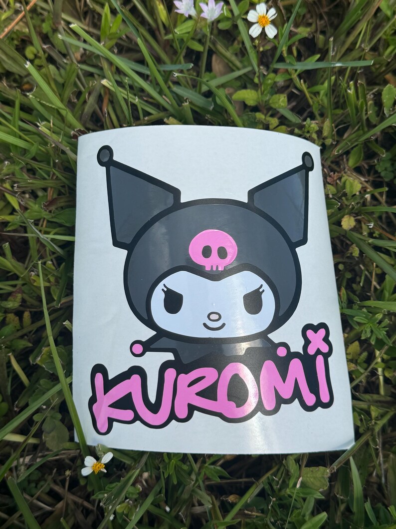 Kuromi HN Vinyl Car Decal - Etsy