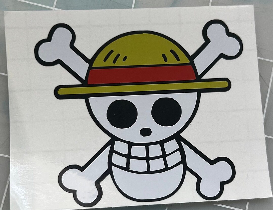 One Piece Luffy Icon Car Decal - Etsy