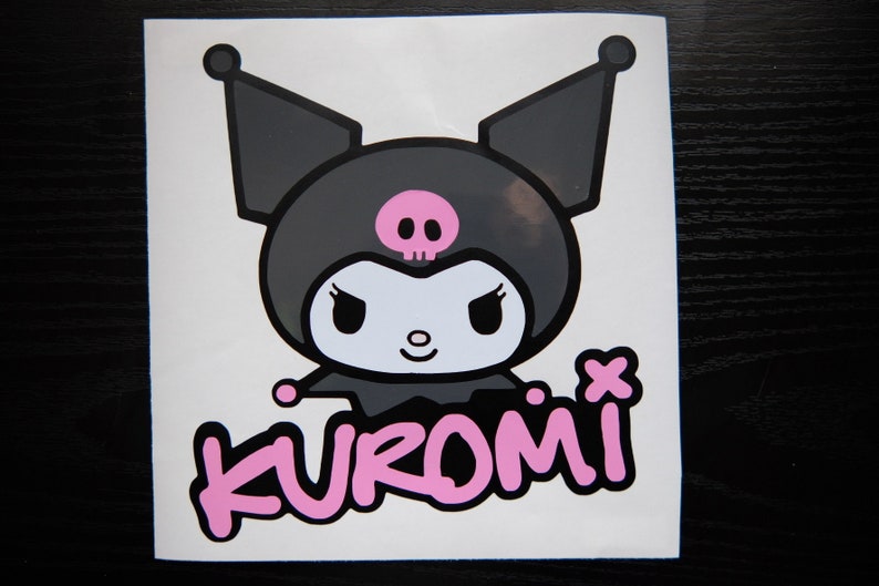 Kuromi HN Vinyl Car Decal - Etsy