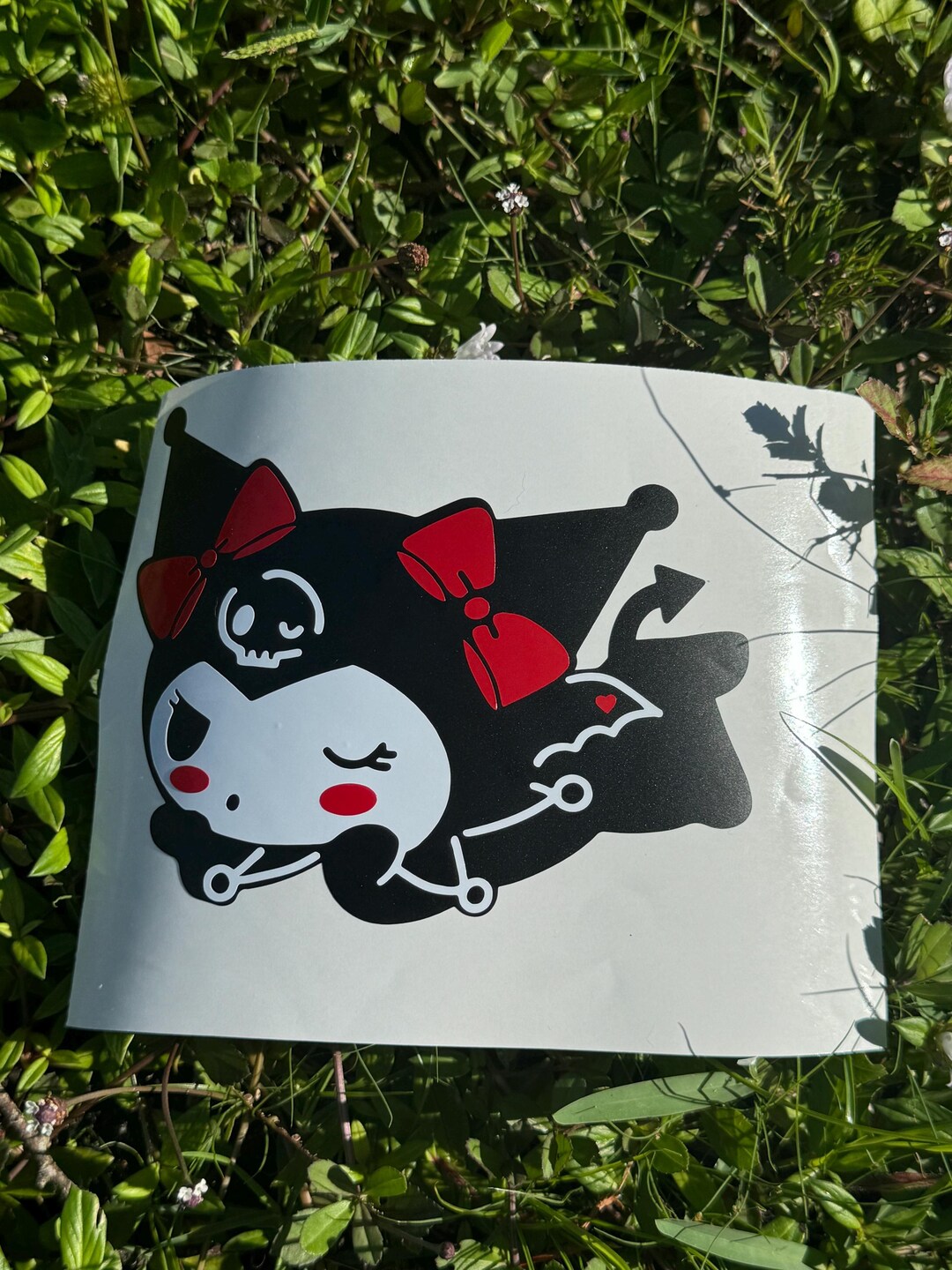 Kuromi Beso Halloween Vinyl Car Decal - Festive Vehicle Decoration - Etsy