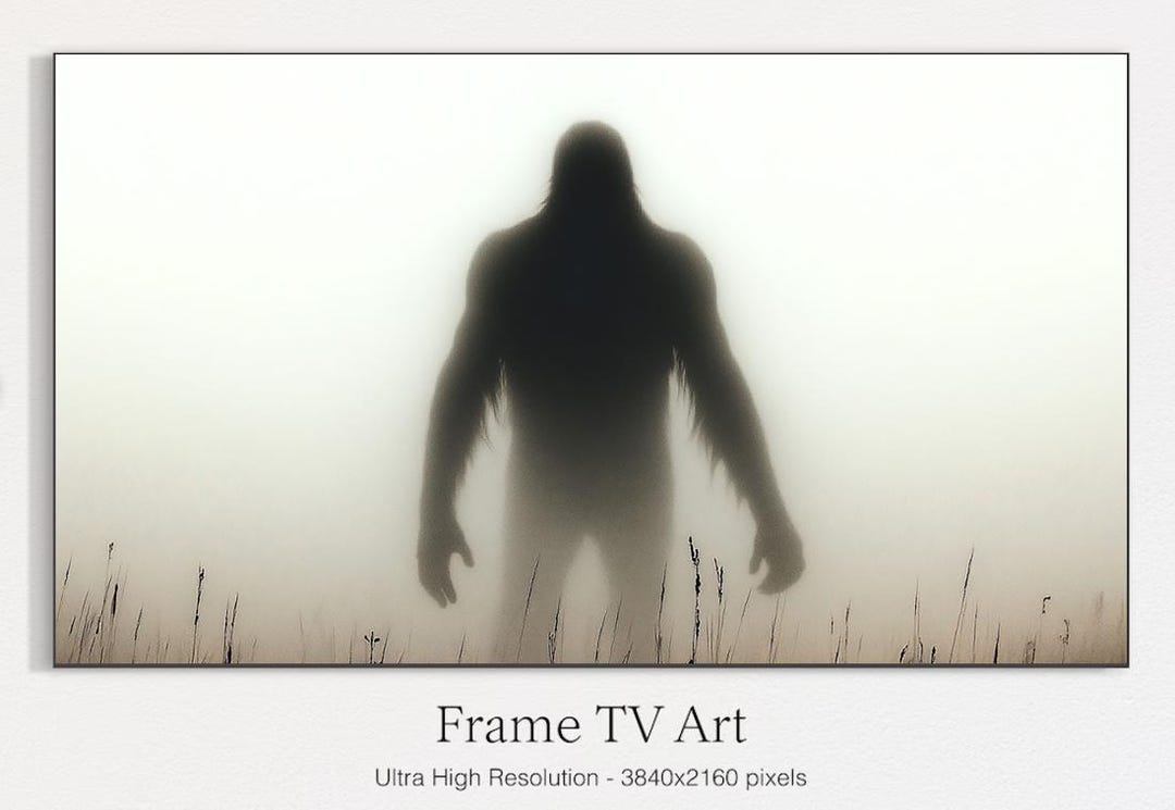 Enigmatic Bigfoot Frame TV Art: Halloween Horror (digital Download) - Etsy