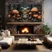 Frog Frame Tv, Enchanting Forest Frog With Mushrooms Frame TV Art ...