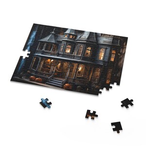 Halloween Puzzle, Dollhouse Puzzle, Haunted House Puzzle, Gothic ...