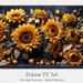 Vibrant Sunflower Bouquet Frame TV Art, Sunflowers Frame TV, Sunflowers ...