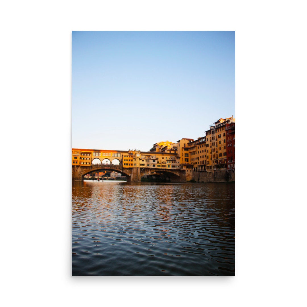 Ponte Vecchio Print Photography Italy Home Décor - Etsy