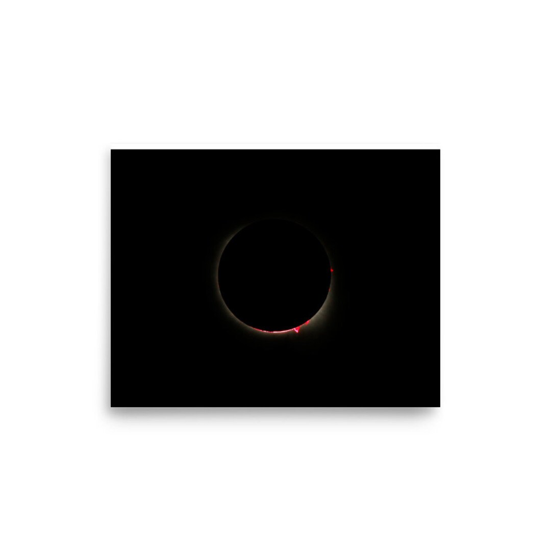 Eclipse Solar Flares 2024 Photography Poster - Etsy