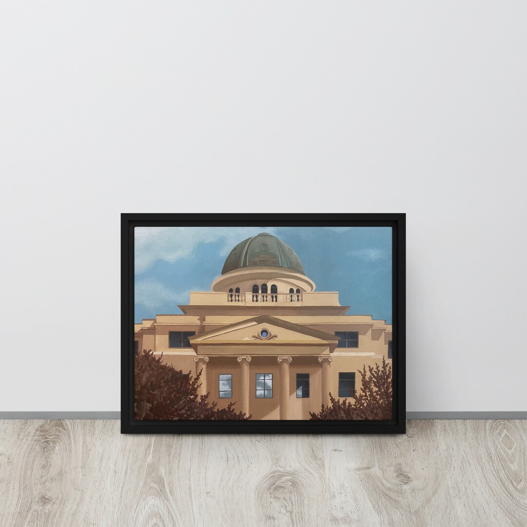 Texas A&M Campus Art Fine Art Print - Original Oil Painting by Ansley Herrin - Academic Building ...