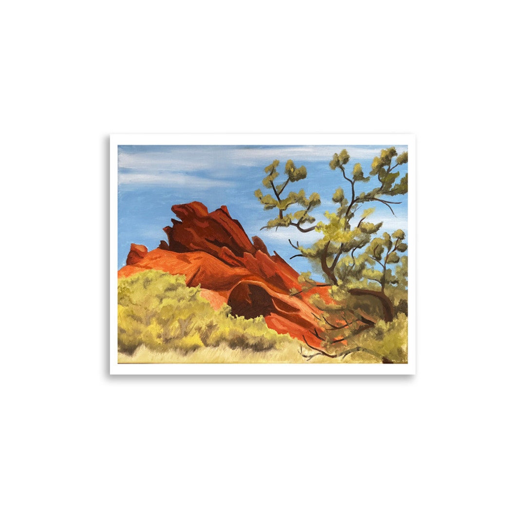 Colorado Red Rocks Original Fine Art Print by Ansley Herrin Limited ...