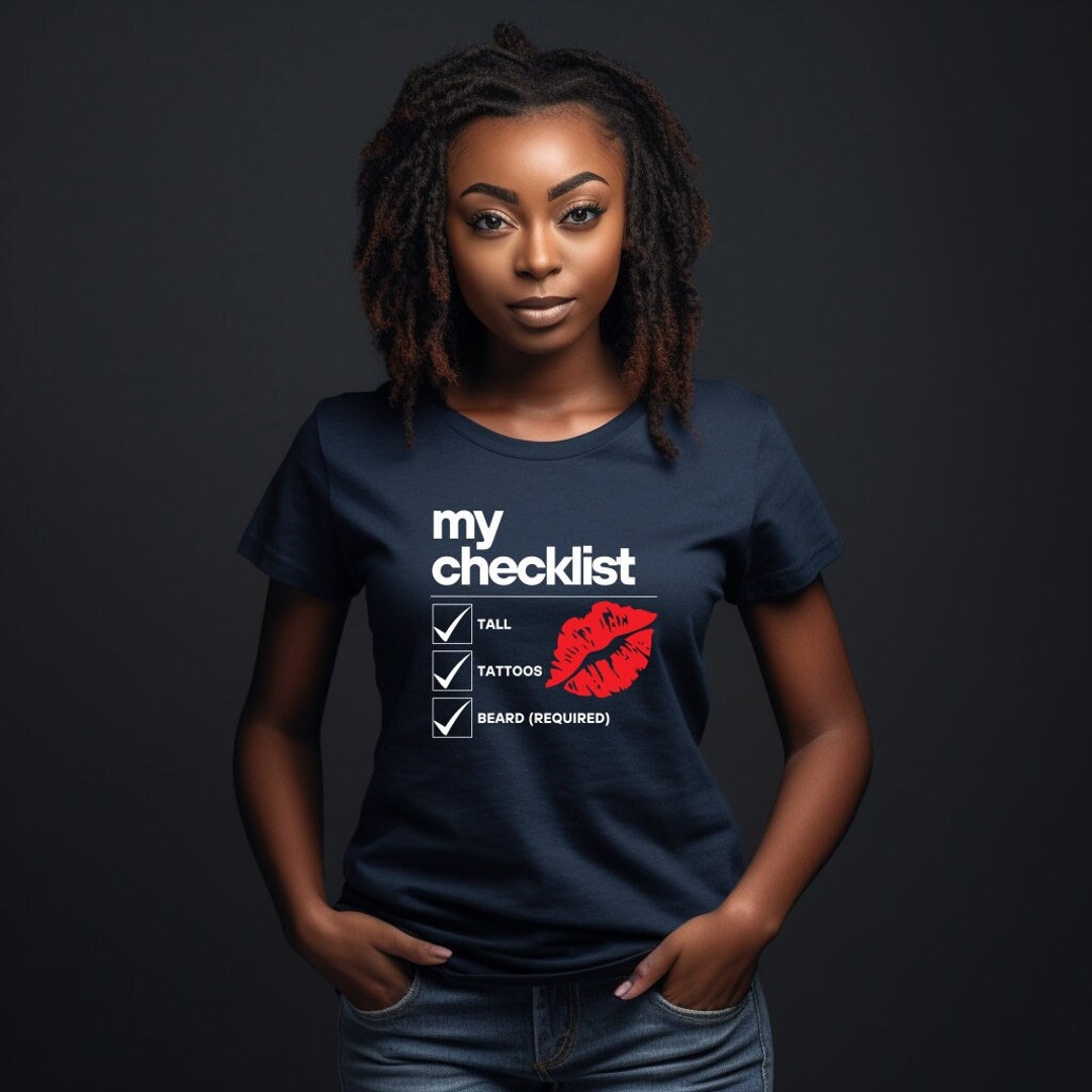 My Checklist Tee - Etsy