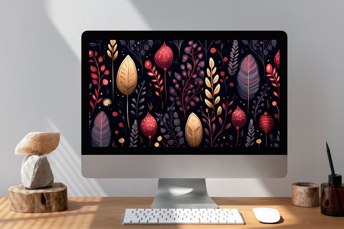 Boho Desktop Wallpaper, Pattern Wallpaper, MacBook Wallpaper, Laptop ...