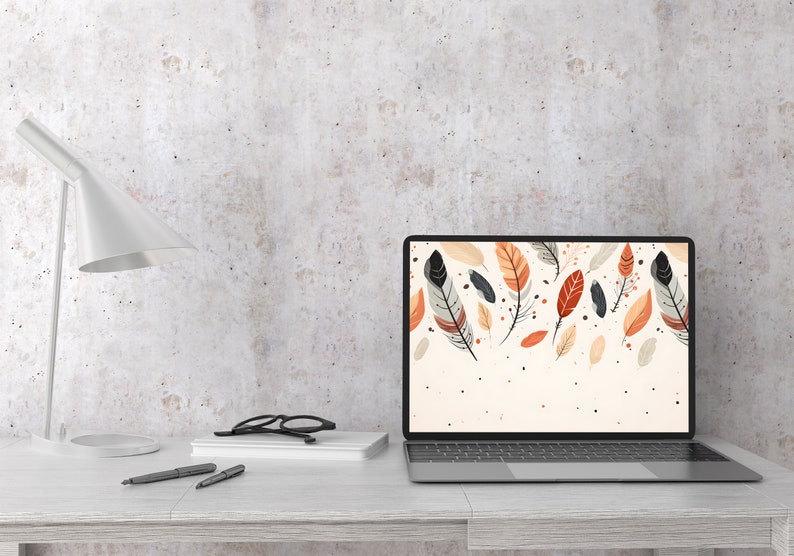 Boho Desktop Wallpaper, Neutral Wallpaper, MacBook Wallpaper, Laptop ...