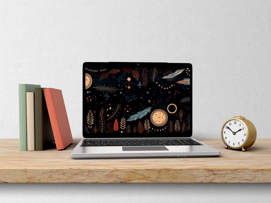 Boho Desktop Wallpaper, Pattern Wallpaper, MacBook Wallpaper, Laptop ...