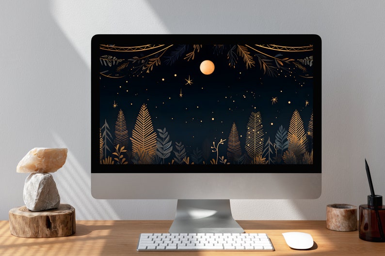 Boho Desktop Wallpaper, Pattern Wallpaper, MacBook Wallpaper, Laptop ...