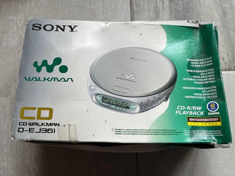 SONY CD Walkman D-EJ361 - Etsy