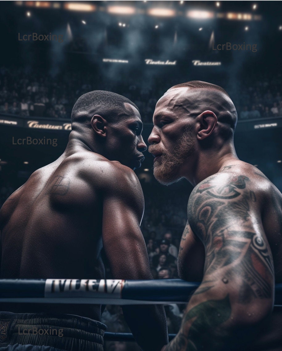 AI Boxing Art Face to Face - Etsy