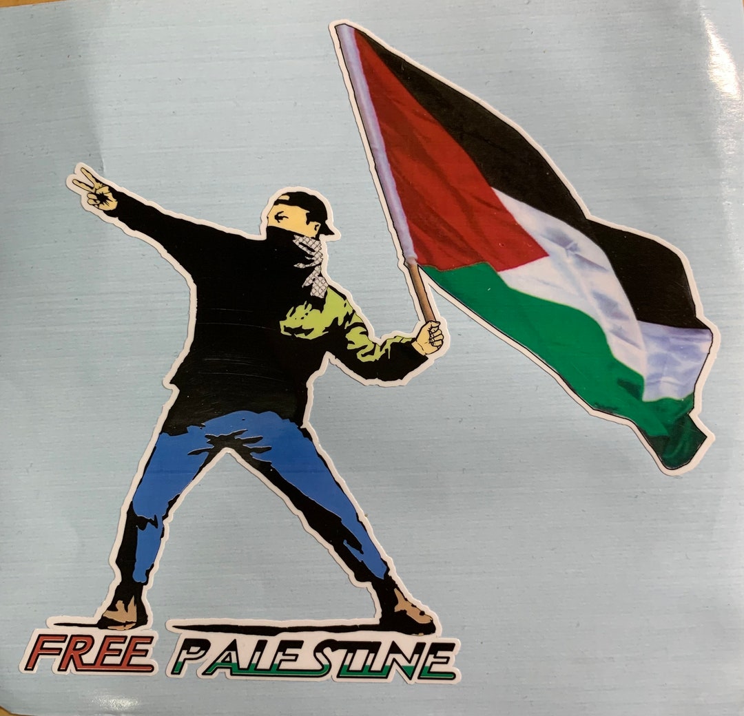 Free Palestine Decal With Flag - Etsy