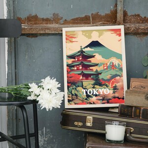 Tokyo Traditional Travel Print Japan, Tokyo Poster, Tokyo Print ...