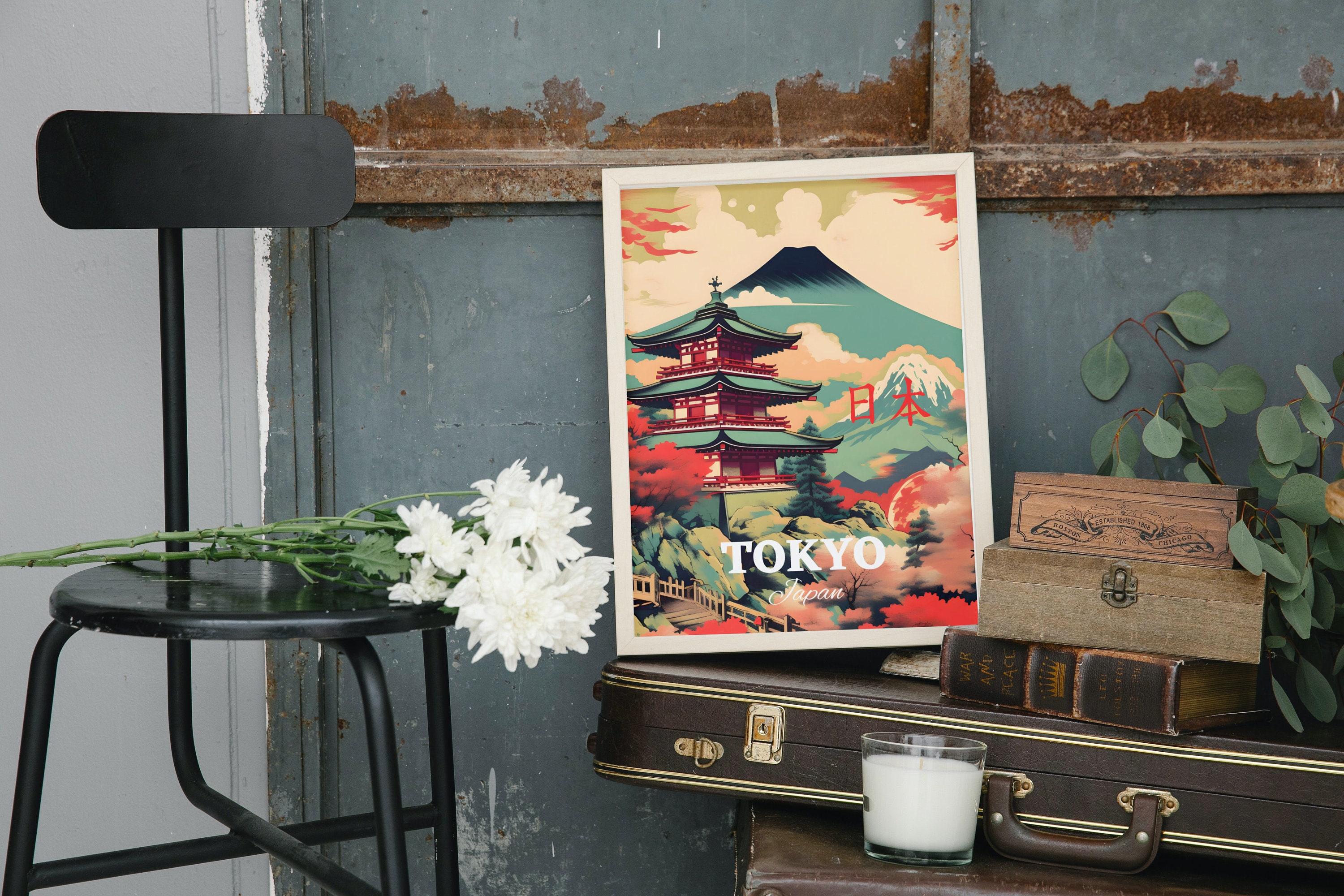 Tokyo Traditional Travel Print Japan, Tokyo Poster, Tokyo Print ...