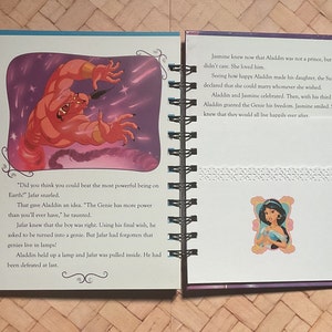 Disney Aladdin Autograph and Photo Book, Journal, Unique Handmade ...
