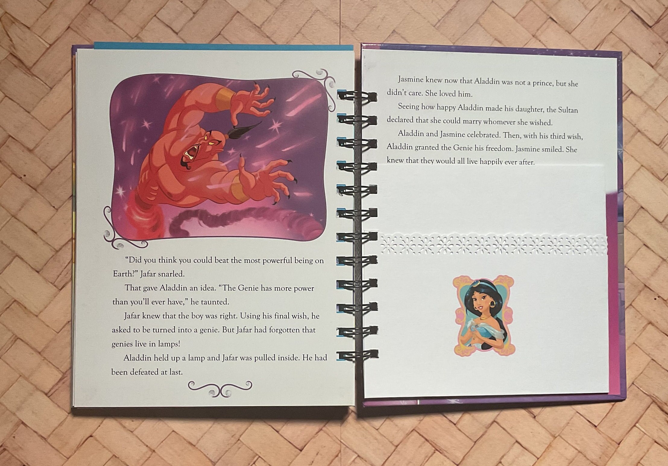Disney Aladdin Autograph and Photo Book, Journal, Unique Handmade ...