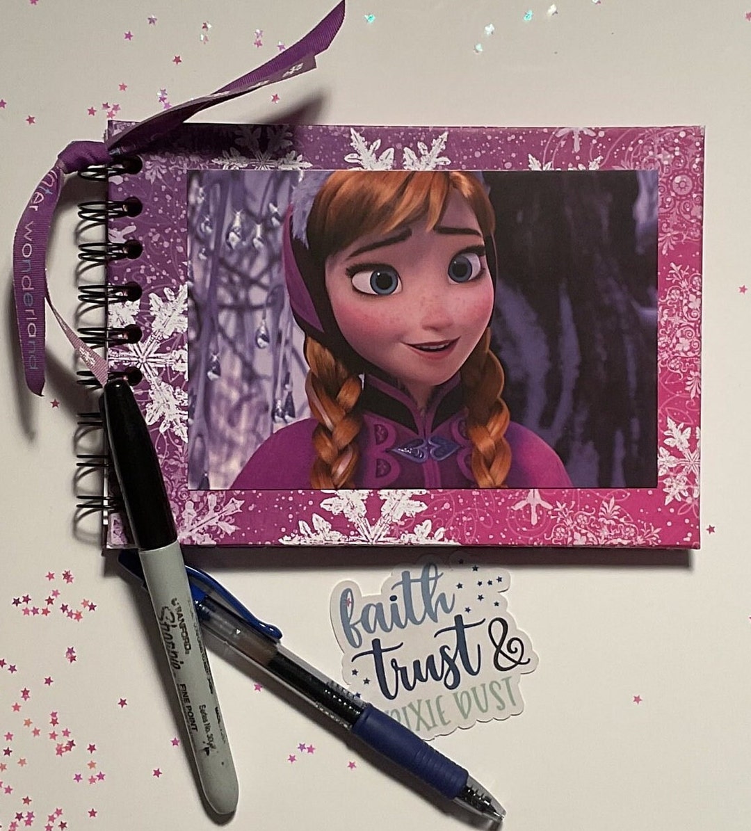 Handmade Disney Frozen Autograph Book, 30 Pages - Etsy