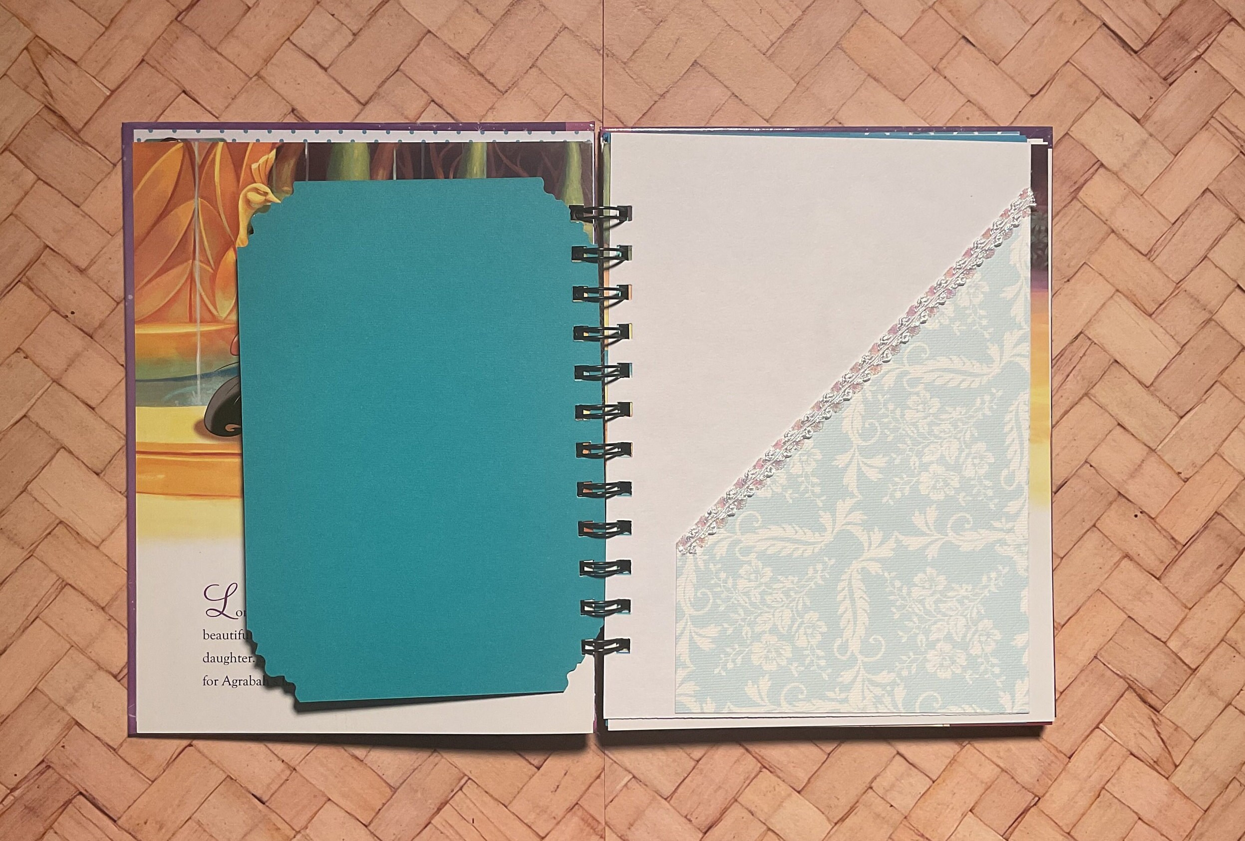 Disney Aladdin Autograph and Photo Book, Journal, Unique Handmade ...