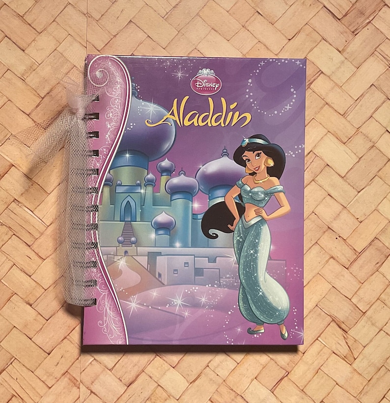 Disney Aladdin Autograph and Photo Book, Journal, Unique Handmade ...