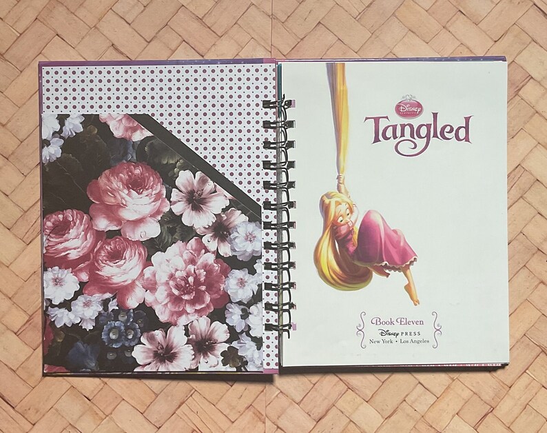 Disney Tangled Autograph and Photo Book, Journal, Unique Handmade ...