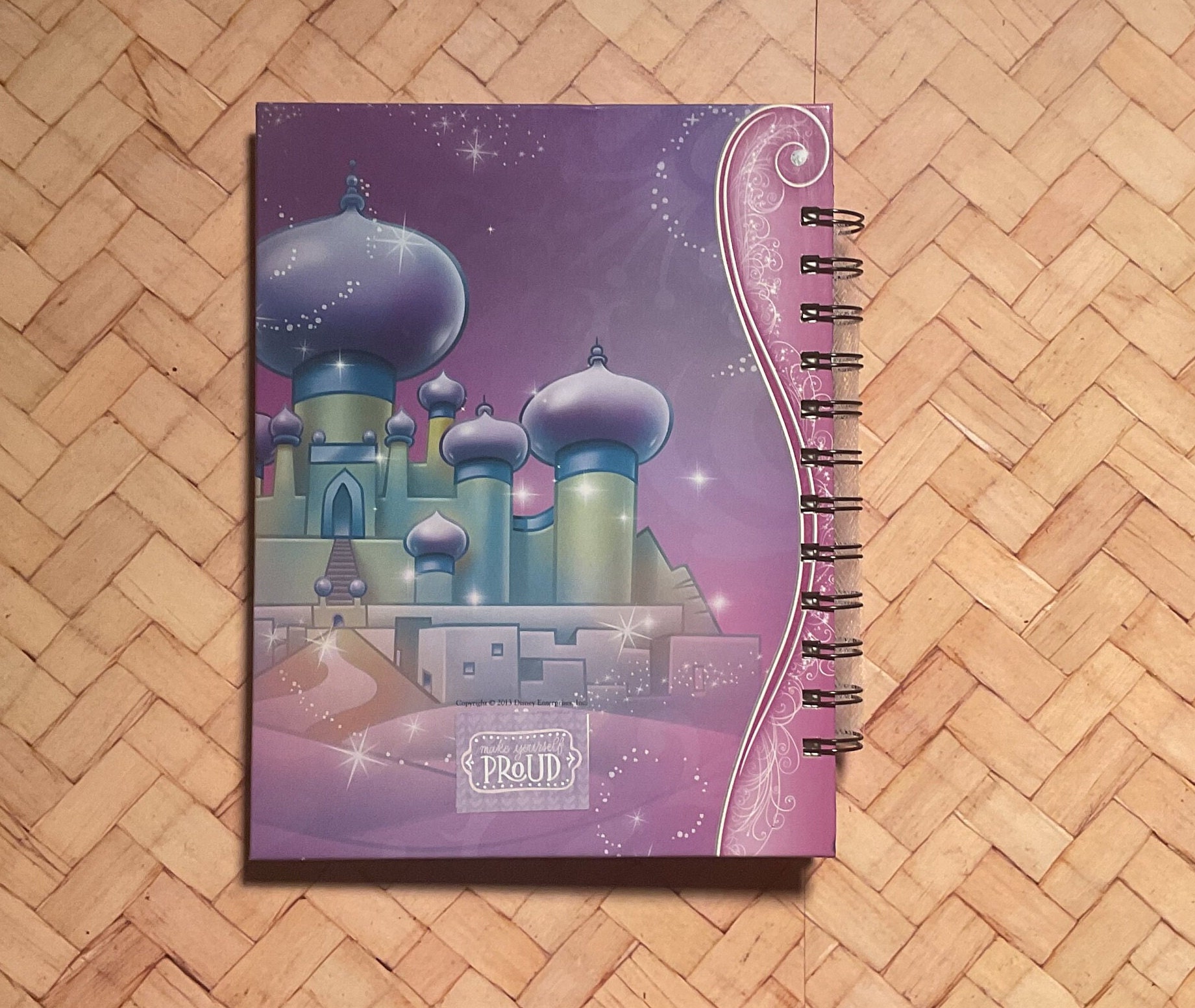 Disney Aladdin Autograph and Photo Book, Journal, Unique Handmade ...