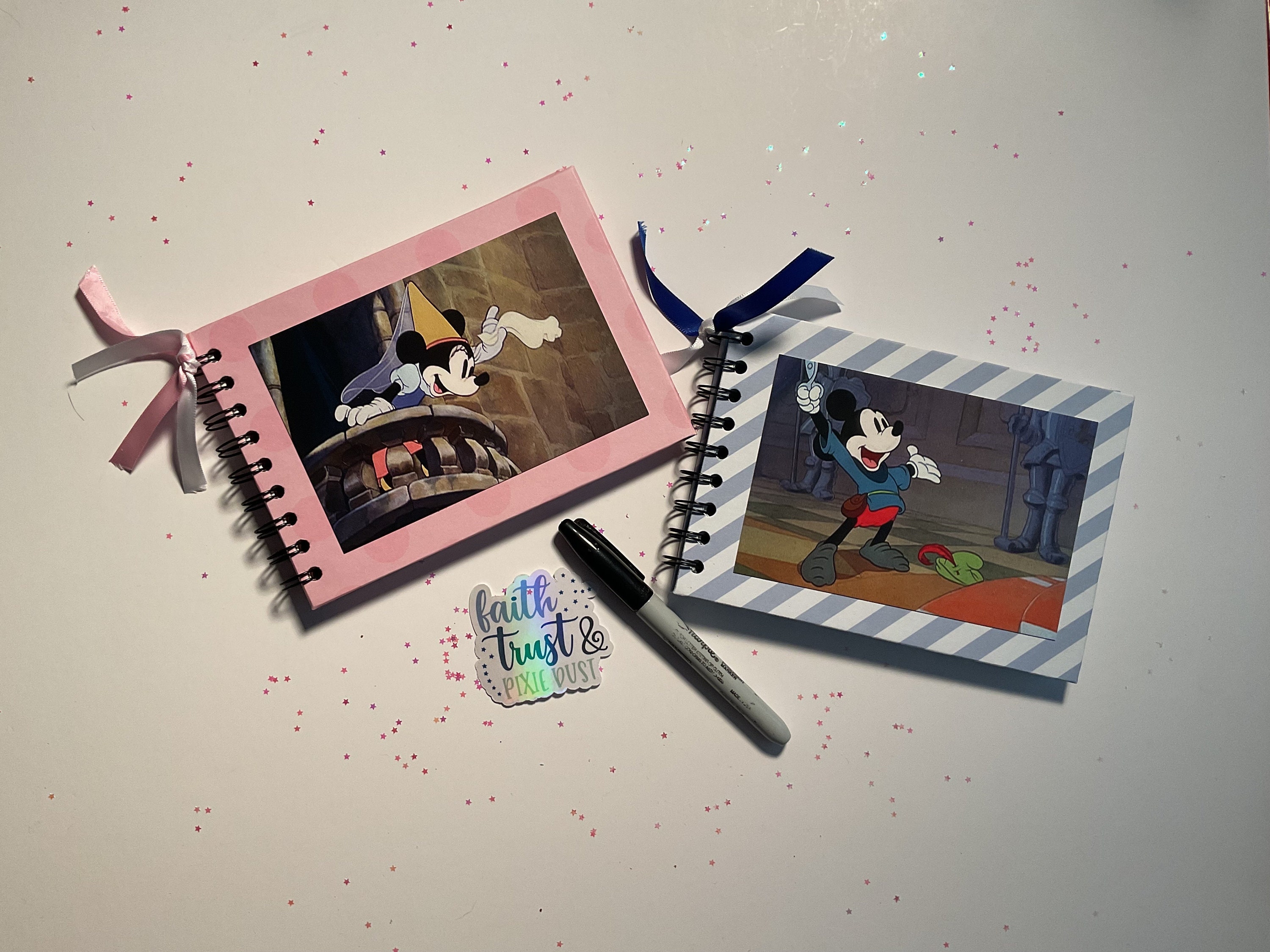 Disney Personalized Mickey Mouse Autograph Book Journal Handmade ...