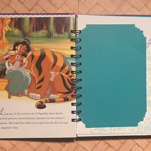 Disney Aladdin Autograph and Photo Book, Journal, Unique Handmade ...
