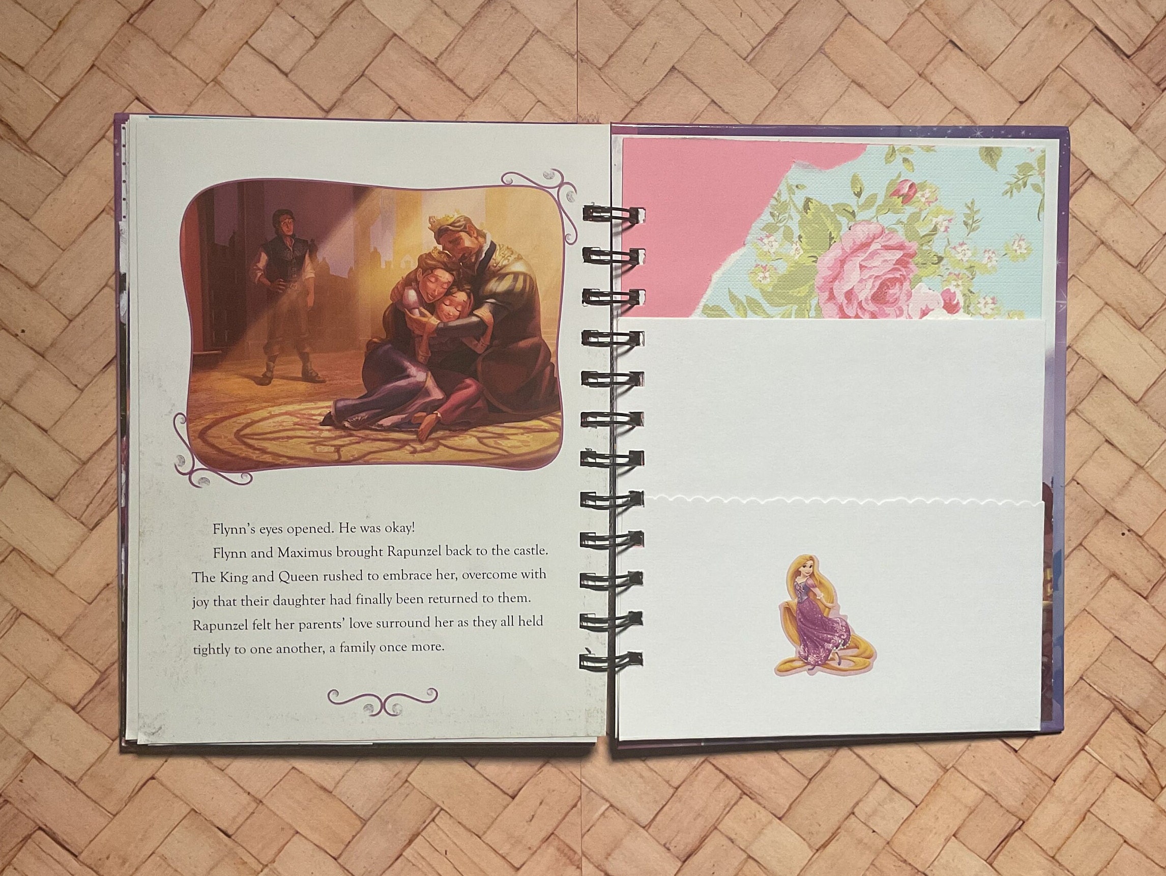 Disney Tangled Autograph and Photo Book, Journal, Unique Handmade ...