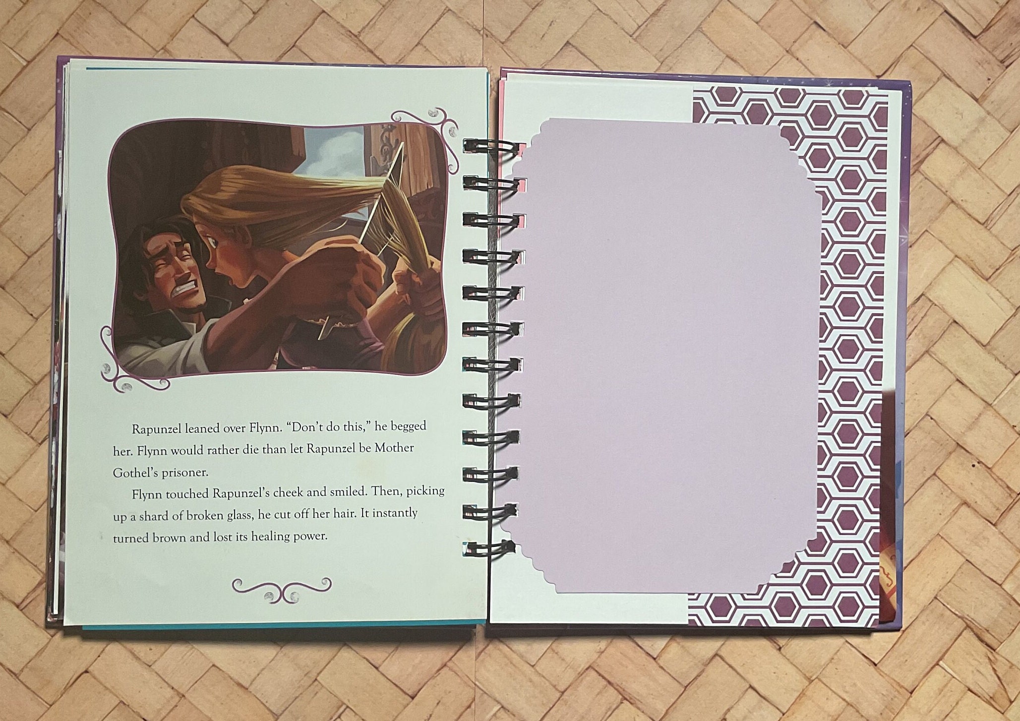 Disney Tangled Autograph and Photo Book, Journal, Unique Handmade ...