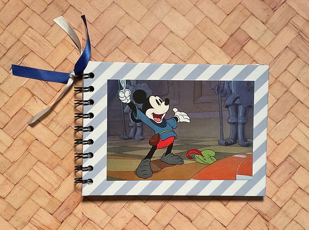 Disney Personalized Mickey Mouse Autograph Book Journal Handmade ...