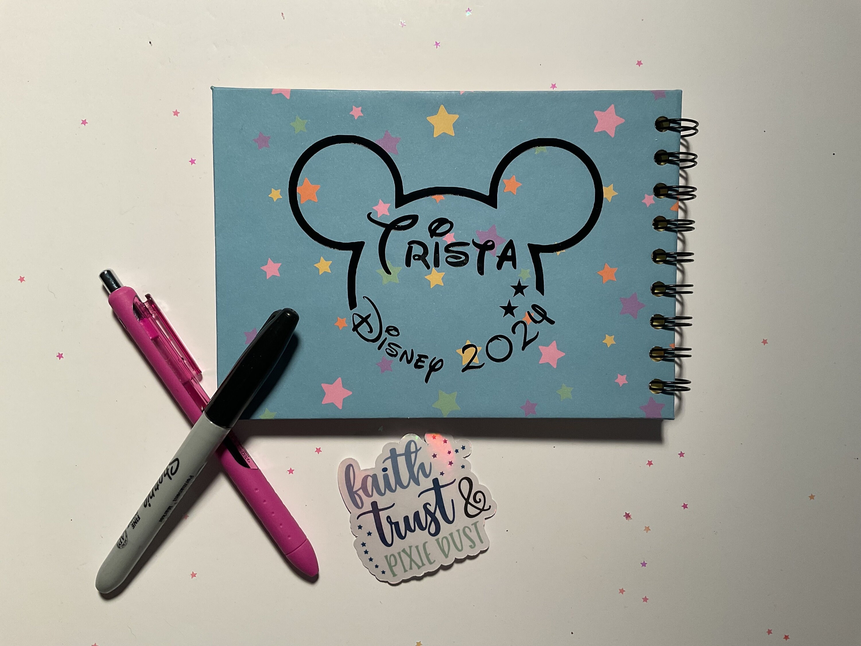 Disney Personalized Mickey Mouse Autograph Book Journal Handmade ...