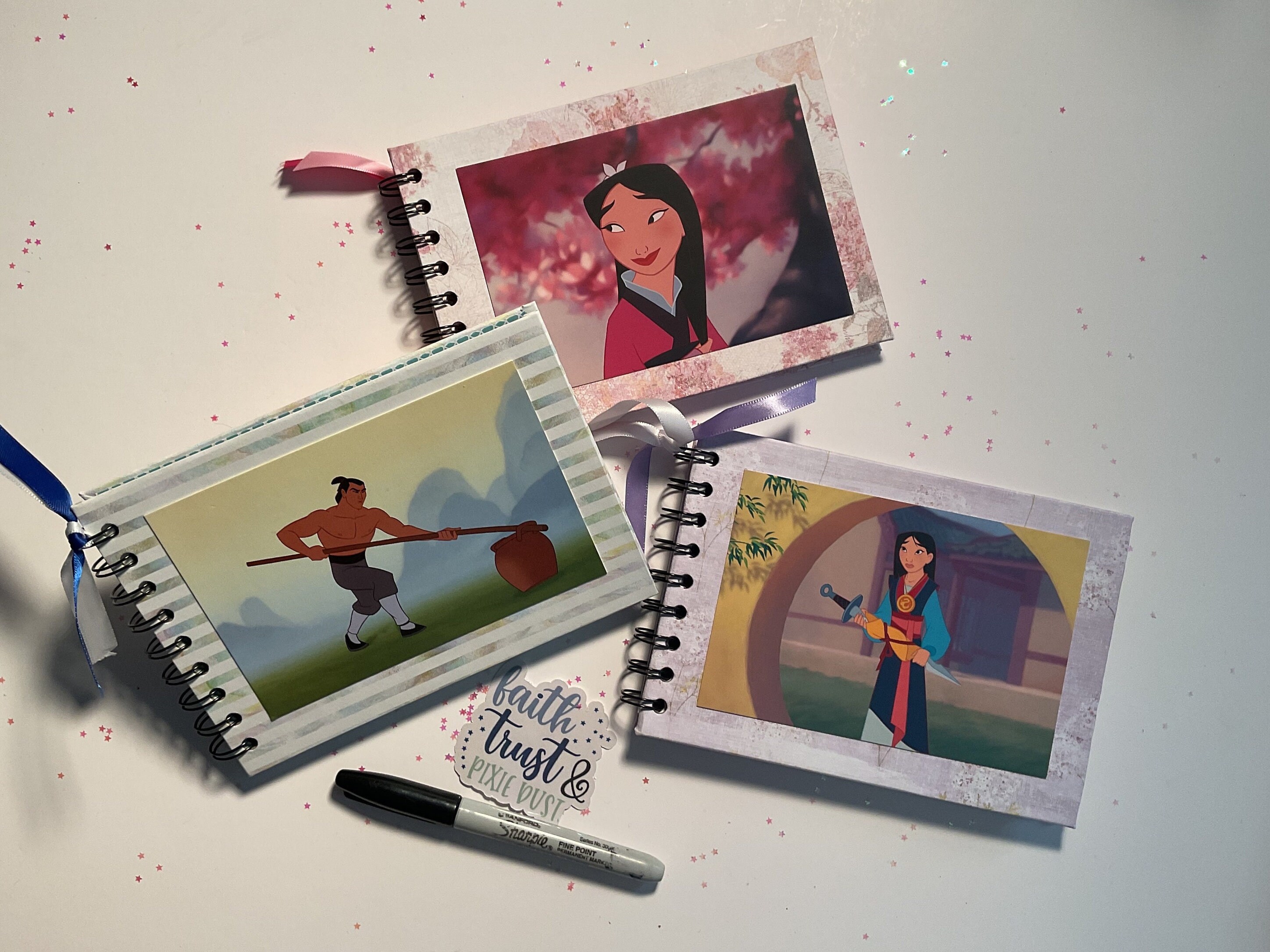 Disney Mulan Autograph Book Personalized Journal Handmade Signatures 30 ...