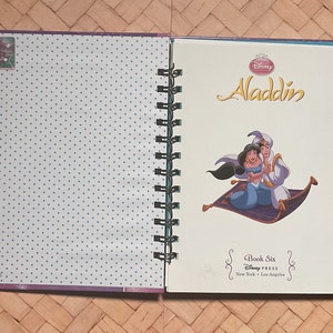 Disney Aladdin Autograph and Photo Book, Journal, Unique Handmade ...