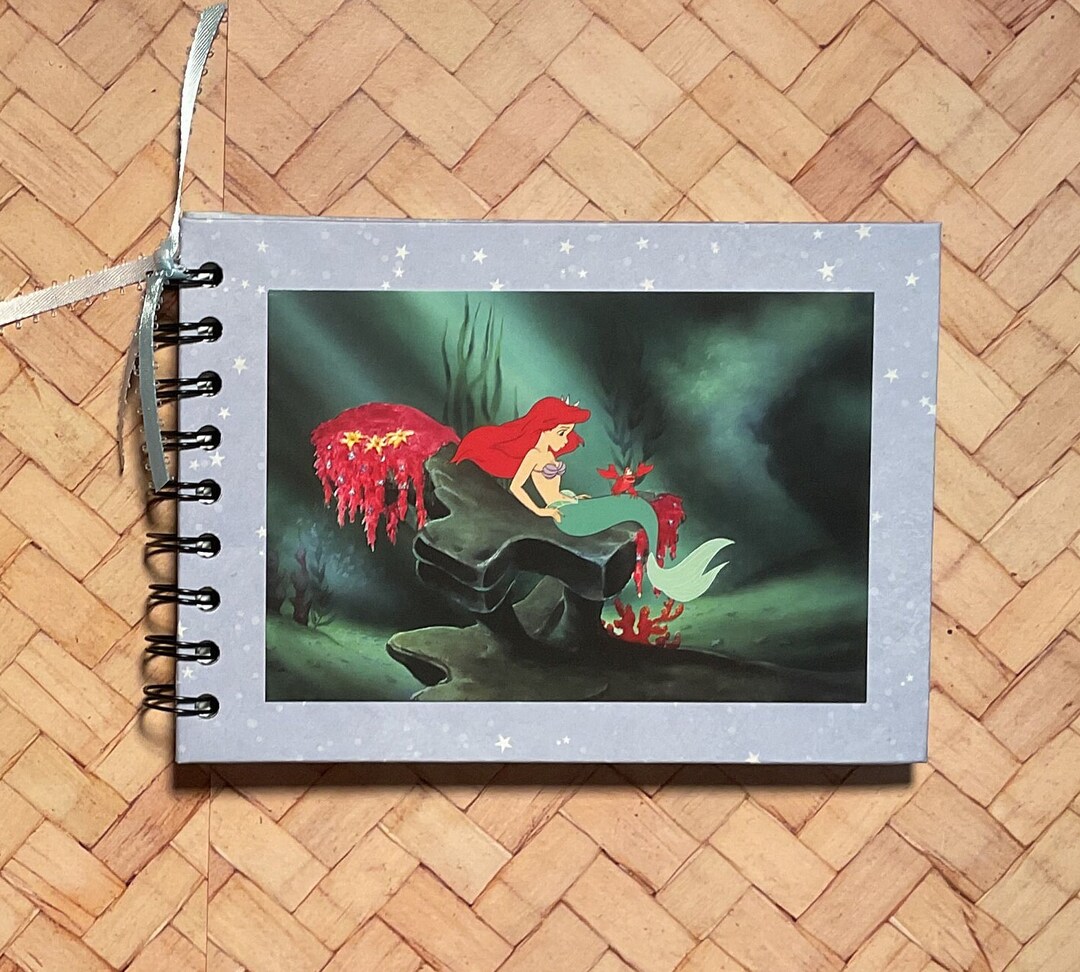 The Little Mermqid Ariel Disney Personalized Autograph Book - Etsy