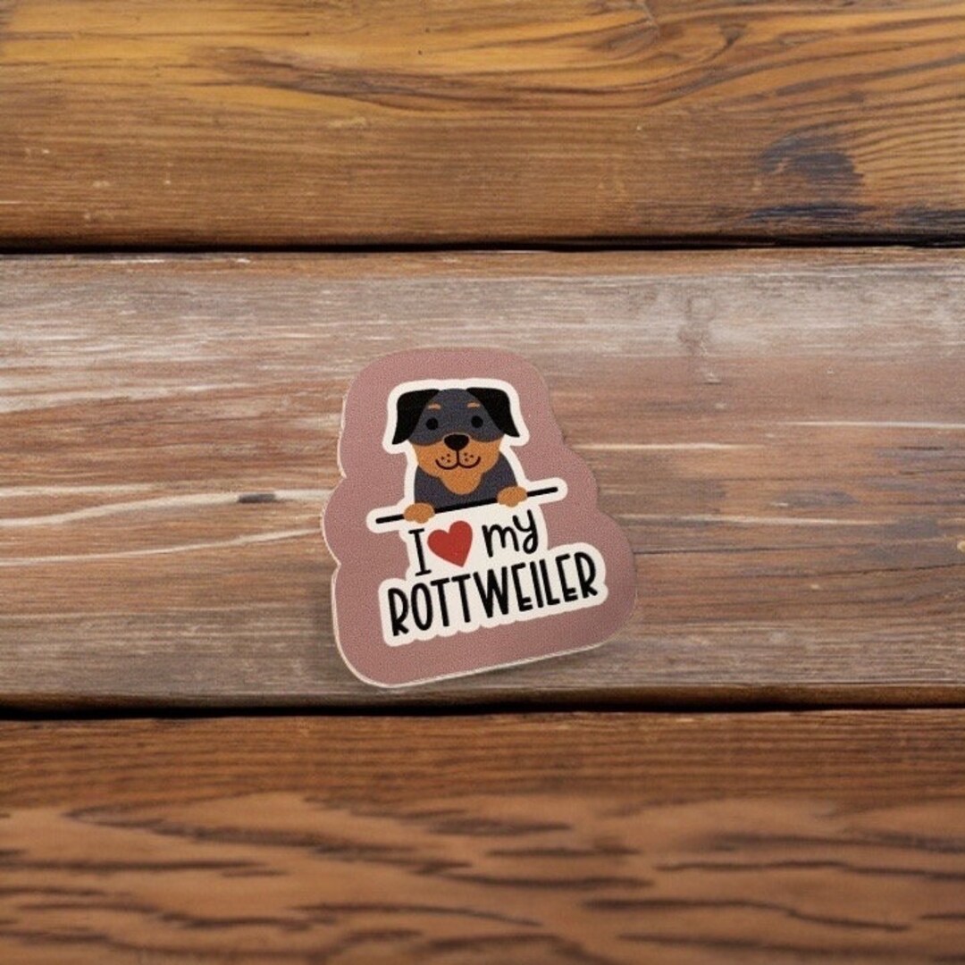 Rottweiler Sticker - Etsy