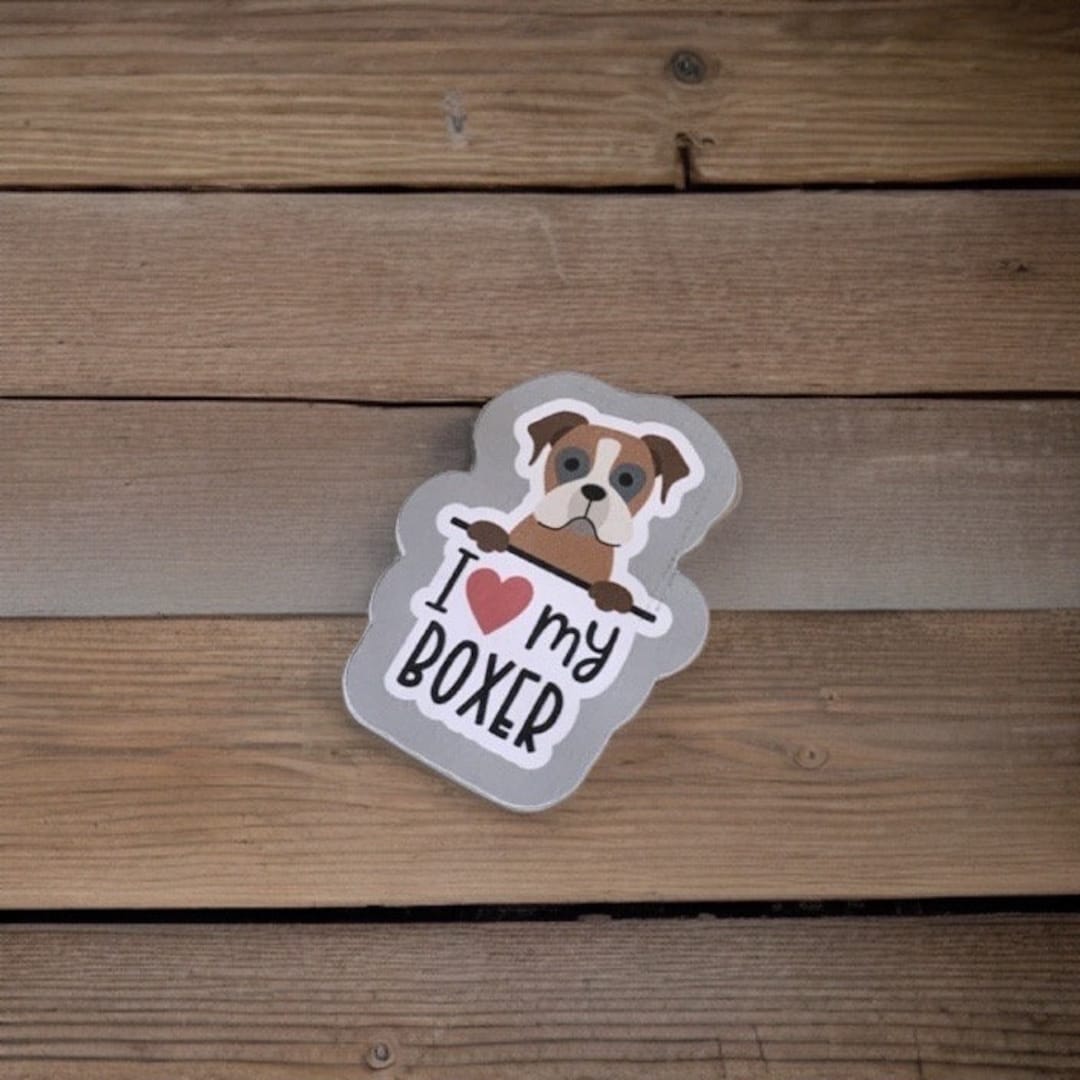 Boxer Sticker - Etsy