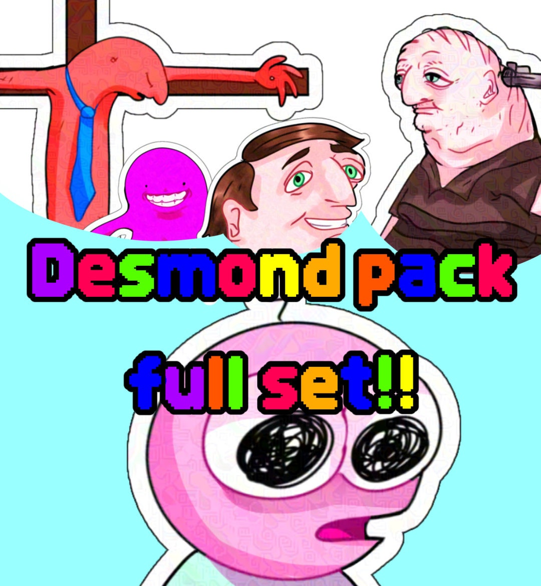 Smiling Friends Stickers Desmond Pack FULL SET 2 - Etsy