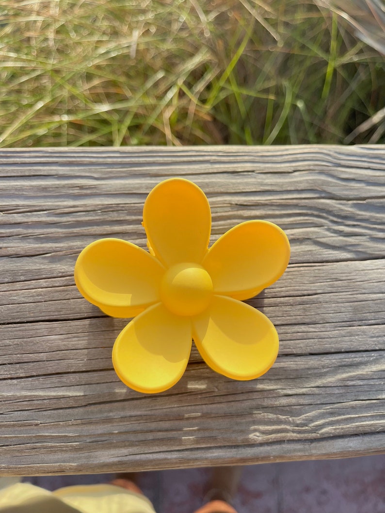 Flower Claw Clips, Accessories, Beach Wear, Beachy Gifts, Hair ...