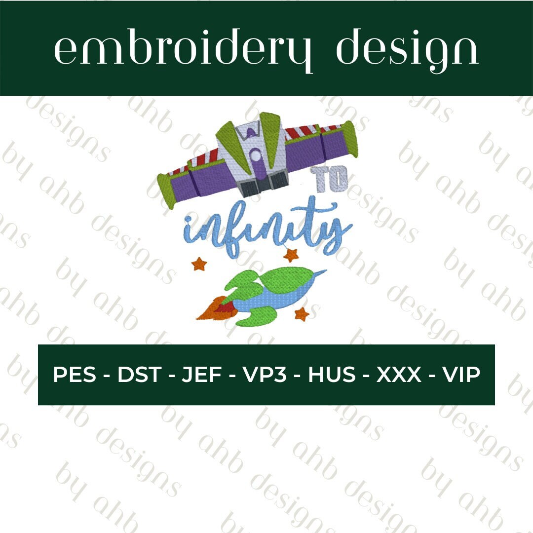 To Infinity Embroidery Design, Embroidery Designs, Toys Embroidery ...