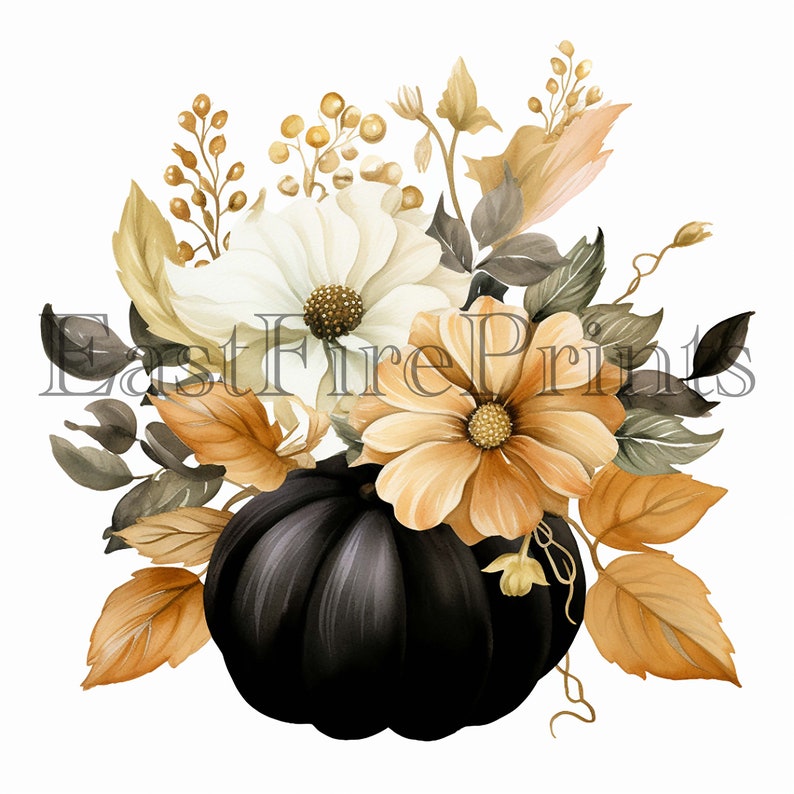 20 Watercolor Pumpkins Clipart High Quality Png Fall Clip - Etsy