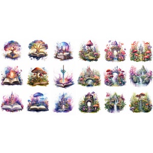 Fantasy Clipart Bundle, Fantasy Png, Mystical Clipart, Fantasy Art ...