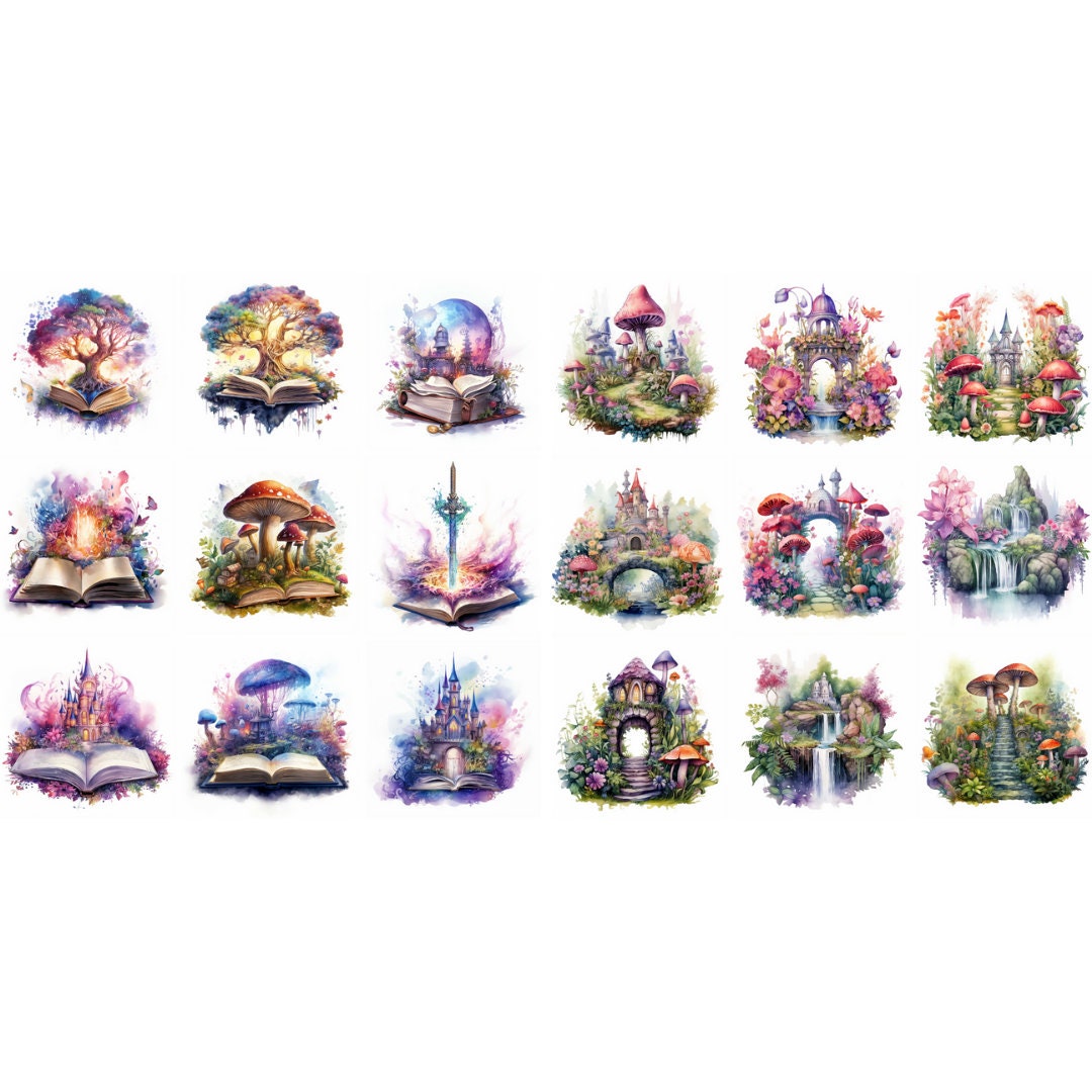 Fantasy Clipart Bundle Fantasy Png Mystical Clipart Fantasy - Etsy