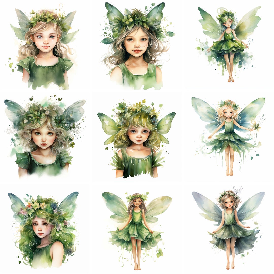Magical Fairy Clipart High Quality PNG Fantasy Clipart - Etsy