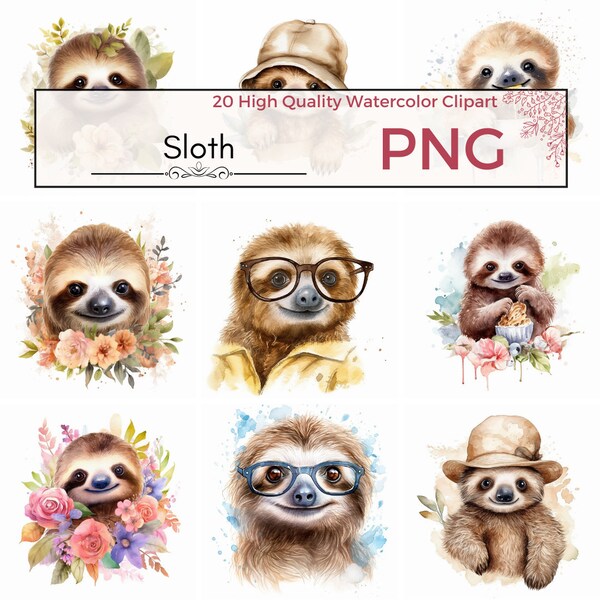 Baby Sloth - Etsy