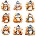 Fall Penguin Clipart, High Quality Png, Kids Clipart, Nursery ...
